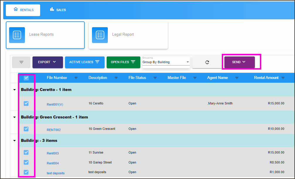 Report Functions and Customisation